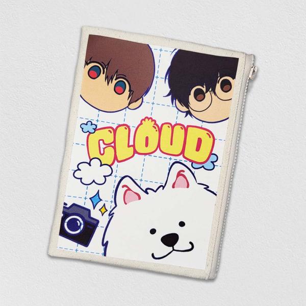 人気コミック『クラウド』 ポーチ（13.5×18cm）韓国 公式グッズ■ 素　材：布■ サイズ：13.5×18cm■ 製造国：韓国■ 製造社：アブアスタジオ