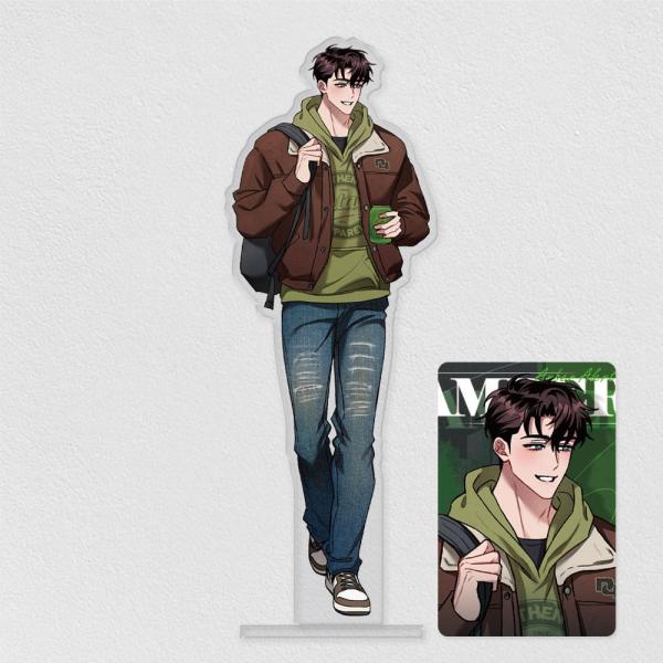 人気ウェブコミック『Amber Alert アンバー アラート』アンバー アクリルスタンド韓国 公式グッズ■ 構　成：アクリルスタンド+贈呈フォトカード+背景紙■ 原産国：韓国■ サイズ：画像参照■ 製造社：株式会社OFFICIAL W