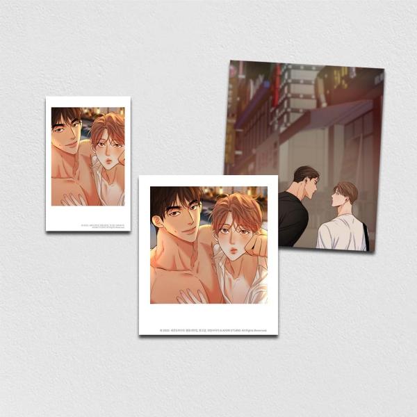 人気ウェブコミック『Secondo Piatto：セコンドピアット』ポラロイドst.韓国 公式グッズ■ 構　成：大型ポラロイド+小型ポラロイド+背景紙■ サイズ：画像参照■ 製造社：アブアスタジオ■ 製造国：韓国