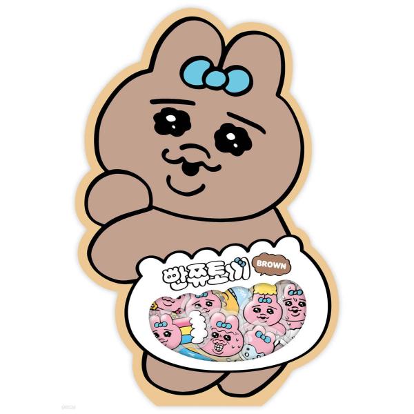 スマートフォン、ワイヤレスイヤホン、ノートパソコンなどどこにでも可愛くぴたっと貼れる「おぱんちゅうさぎ」カートゥーンステッカーです。柔らかいジェリーのような半透明素材で、どんな場所にもぴったりマッチします。24枚（12の絵柄×2）入りでピン...