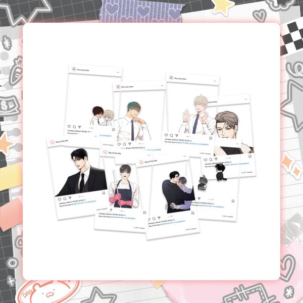 人気ウェブコミック『恋愛制限区域』『日刊バイト』ラッキー・ドロー韓国 公式グッズ■ 構　成：SNSクリアフォトカード1種（全8種中1種ランダム）■ サイズ：55*85mm■ 製造社：Toonique■ 製造国：韓国