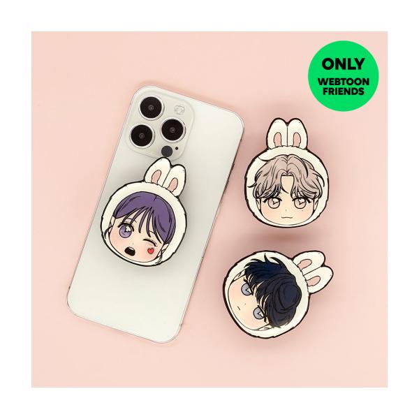 韓国 コミック グッズ『作戦名は純情』スマホグリップ（3種類から1つ選択）公式グッズ■ 素　材：PC(Polycarbonate)/EPOXY/TPU/GEL TAPE■ サイズ：49*54.5mm■ 製造社：アイバスター