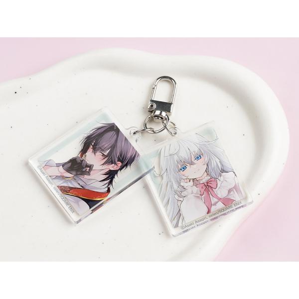 韓国でも人気のベル・プペーのスパダリ婚約ベル・プペーのスパダリ婚約1巻出版に際しての韓国大手ネット書店「yes24」の単独謝恩品（一定金額以上の商品購入時にポイント交換で先着順で獲得）入手困難なレアグッズです。アクリル ダブルキーリング