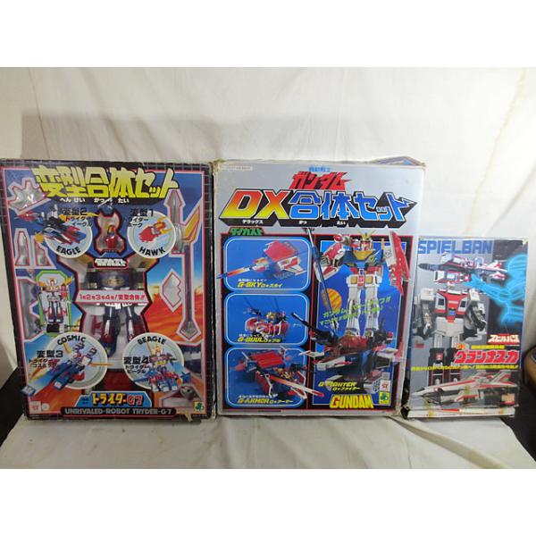 状態　小傷、一部シールはがれ、スタークローバインザーにひび割れがございます。箱に痛み、破れがございます。付属品等は写真に写っているものが全てです。GXバスターのみ動作確認済みです。古いため保管時の小傷、汚れ等ございますので慎重にご検討くださ...