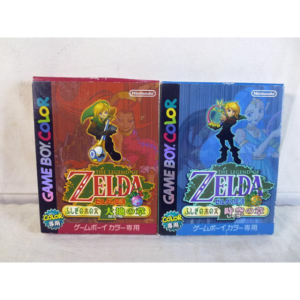 状態　ふしぎの木の実 時空の章　ソフトに目立つダメージはないと思います。箱に痛みはございますが破れ等はございません。写真に写っているものが全てです。　　　ふしぎの木の実 大地の章　ソフトに目立つダメージはないと思います。箱に痛みはございます...