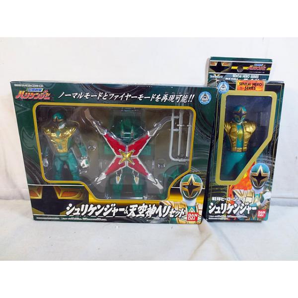 状態　シュリケンジャー＆天空神へリセット　未開封未使用になります。　　　　　　シュリケンジャー　開封未使用になります。古いため保管時の小傷等はございます。バラ売り、値引き等はできません。落札の際は商品を確認の上入札してください。管理番号　2...