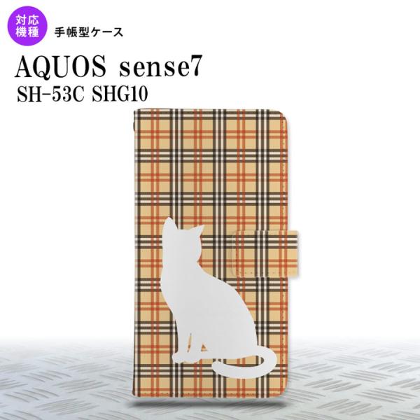 sense7 sense7 手帳型スマホケース カバー 猫 チェック 赤茶+:-:+:-:+:-:+:-:+:-:+:-:+:-:+:-:+:-:+:-:+:-:+:-:+:-:+:-:+:-:+:-:+:-:+:-:+:-:+:-:+対応...
