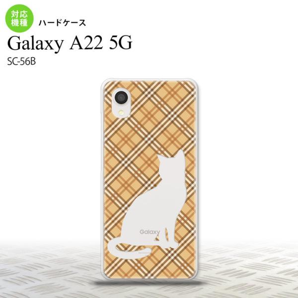 SC-56B Galaxy A22 スマホケース ハードケース 猫 チェック A 茶+:-:+:-:+:-:+:-:+:-:+:-:+:-:+:-:+:-:+:-:+:-:+:-:+:-:+:-:+:-:+:-:+:-:+:-:+:-:+:...