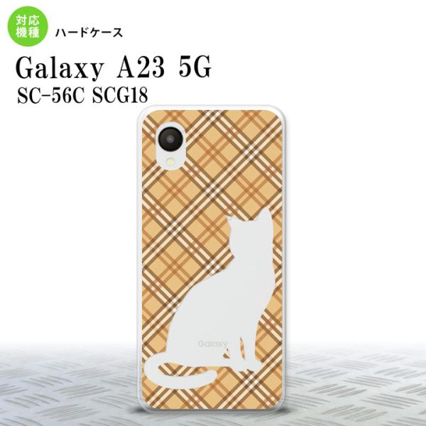GalaxyA23 GalaxyA23 スマホケース 背面ケース ハードケース 猫 チェック A 茶+:-:+:-:+:-:+:-:+:-:+:-:+:-:+:-:+:-:+:-:+:-:+:-:+:-:+:-:+:-:+:-:+:-:+:...