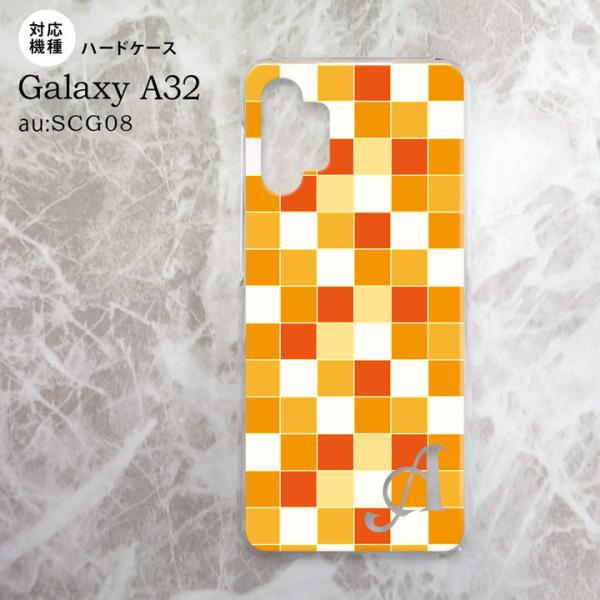 SCG08 Galaxy A32 ケース ハードケース スクエア モザイク オレンジ +アルファベット+:-:+:-:+:-:+:-:+:-:+:-:+:-:+:-:+:-:+:-:+:-:+:-:+:-:+:-:+:-:+:-:+:-:+...