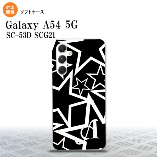 Galaxy A54 5G Galaxy A54 5G スマホケース 背面ケースソフトケース 星 黒 白 +アルファベット+:-:+:-:+:-:+:-:+:-:+:-:+:-:+:-:+:-:+:-:+:-:+:-:+:-:+:-:+:-...