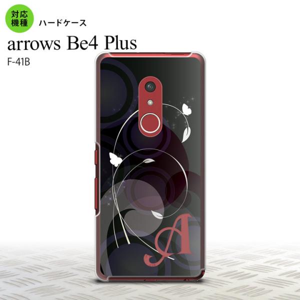 F41B arrows Be4 Plus スマホケース ハードケース バタフライ 蝶 A 黒 +アルファベット+:-:+:-:+:-:+:-:+:-:+:-:+:-:+:-:+:-:+:-:+:-:+:-:+:-:+:-:+:-:+:-:+...