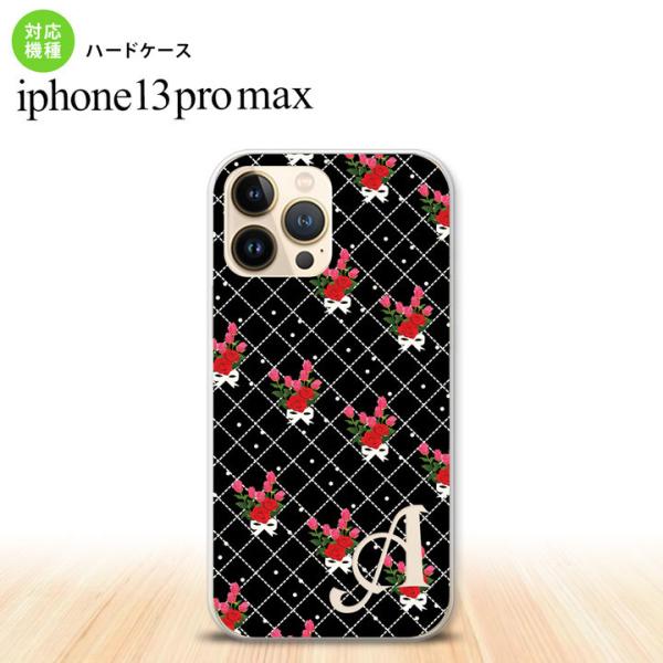 iPhone13ProMax iPhone13Pro Max スマホケース ハードケース 花柄 バラ 編み 黒 +アルファベット+:-:+:-:+:-:+:-:+:-:+:-:+:-:+:-:+:-:+:-:+:-:+:-:+:-:+:-:...