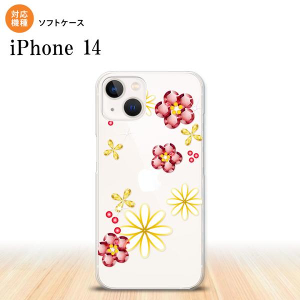 iPhone14 iPhone14 スマホケース 背面ケースソフトケース 花柄 ミックス E クリア+:-:+:-:+:-:+:-:+:-:+:-:+:-:+:-:+:-:+:-:+:-:+:-:+:-:+:-:+:-:+:-:+:-:+:...