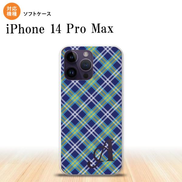 iPhone14 ProMax iPhone14 Pro Max スマホケース 背面ケースソフトケース チェック A 青 +アルファベット+:-:+:-:+:-:+:-:+:-:+:-:+:-:+:-:+:-:+:-:+:-:+:-:+:-...