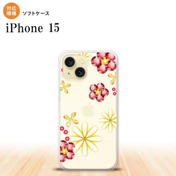 iPhone15 iPhone15 スマホケース 背面ケースソフトケース 花柄 ミックス E クリア+:-:+:-:+:-:+:-:+:-:+:-:+:-:+:-:+:-:+:-:+:-:+:-:+:-:+:-:+:-:+:-:+:-:+:...