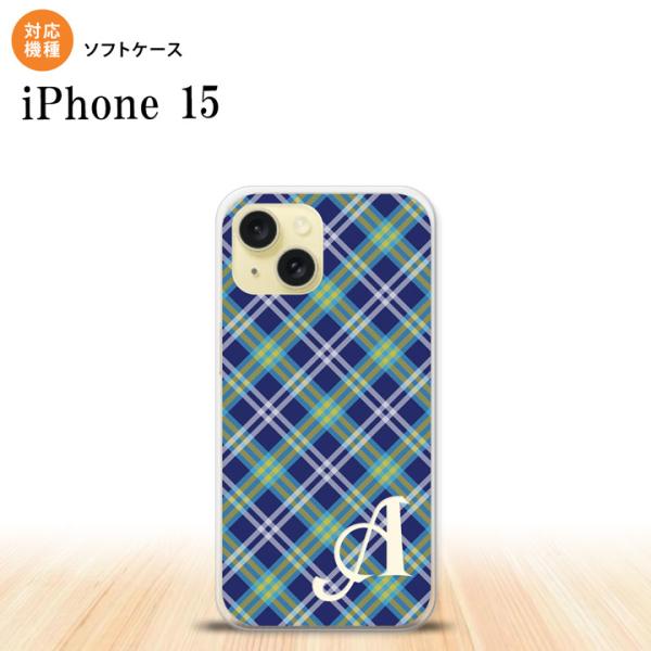 iPhone15 iPhone15 スマホケース 背面ケースソフトケース チェック A 青 +アルファベット+:-:+:-:+:-:+:-:+:-:+:-:+:-:+:-:+:-:+:-:+:-:+:-:+:-:+:-:+:-:+:-:+:...