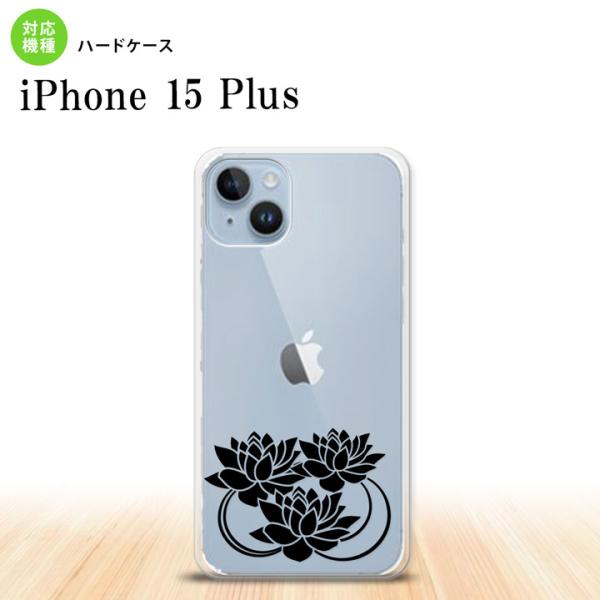 iPhone15 plus iPhone15 plus スマホケース 背面ケース ハードケース 蓮 クリア 黒+:-:+:-:+:-:+:-:+:-:+:-:+:-:+:-:+:-:+:-:+:-:+:-:+:-:+:-:+:-:+:-:+...
