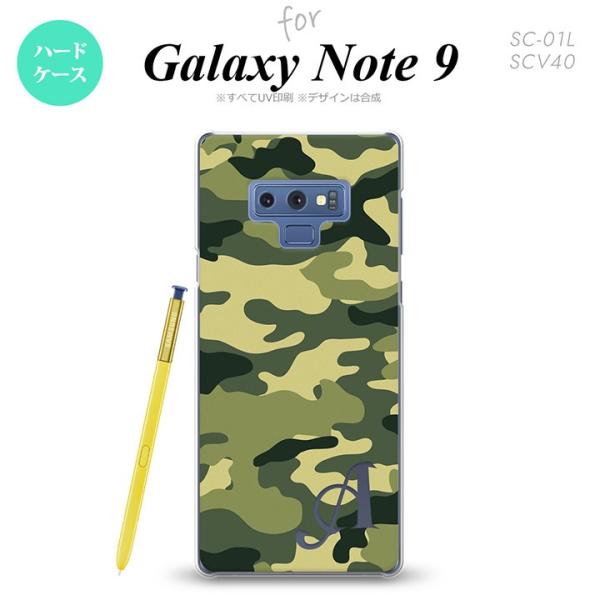 Galaxy Note 9 ギャラクシー ノート9 SC-01L SCV40 スマホケース カバー ハードケース 迷彩A 緑A イニシャル 対応+:-:+:-:+:-:+:-:+:-:+:-:+:-:+:-:+:-:+:-:+:-:+:-:...