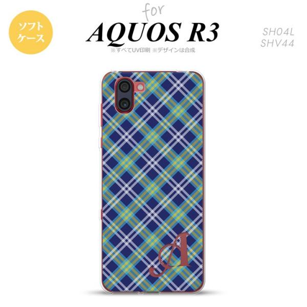 SH-01M AQUOS R3 スマホケース ソフトケース チェック A 青 +アルファベット+:-:+:-:+:-:+:-:+:-:+:-:+:-:+:-:+:-:+:-:+:-:+:-:+:-:+:-:+:-:+:-:+:-:+:-:+...