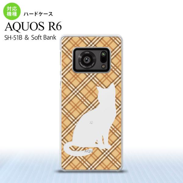 SH-51B AQUOS R6 AQUOS R6 スマホケース ハードケース 猫 チェック A 茶+:-:+:-:+:-:+:-:+:-:+:-:+:-:+:-:+:-:+:-:+:-:+:-:+:-:+:-:+:-:+:-:+:-:+:-...