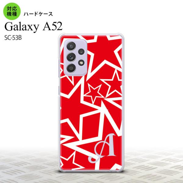 SC-53B Galaxy A52 スマホケース ハードケース 星 赤 白 +アルファベット+:-:+:-:+:-:+:-:+:-:+:-:+:-:+:-:+:-:+:-:+:-:+:-:+:-:+:-:+:-:+:-:+:-:+:-:+:...