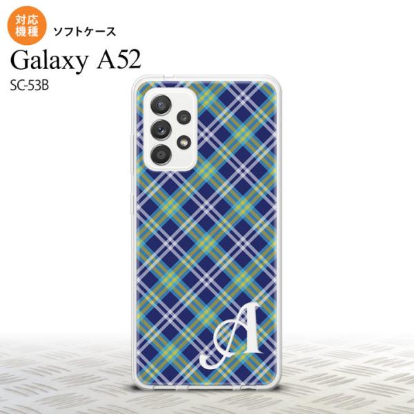 SC-53B Galaxy A52 スマホケース ソフトケース チェック A 青 +アルファベット+:-:+:-:+:-:+:-:+:-:+:-:+:-:+:-:+:-:+:-:+:-:+:-:+:-:+:-:+:-:+:-:+:-:+:-...