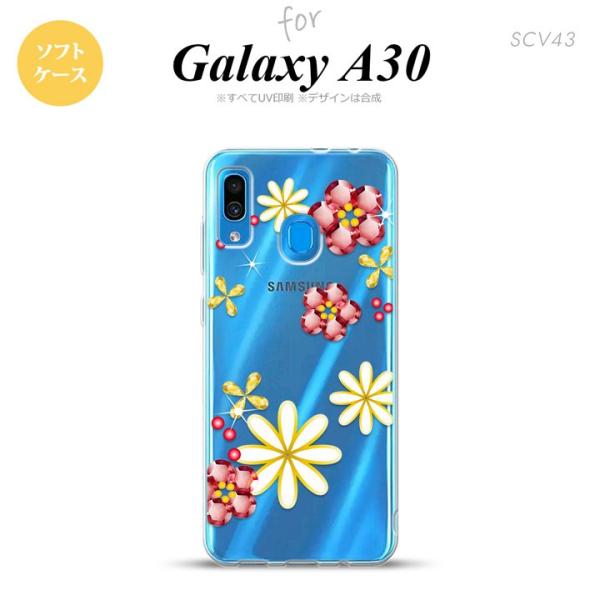 SCV43 Galaxy A30 スマホケース カバー 花柄 ミックス E クリア+:-:+:-:+:-:+:-:+:-:+:-:+:-:+:-:+:-:+:-:+:-:+:-:+:-:+:-:+:-:+:-:+:-:+:-:+:-:+:-...