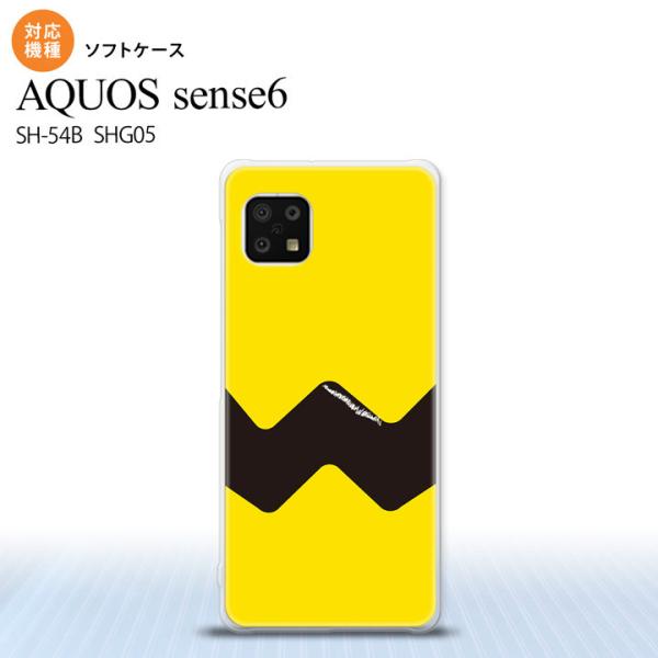 SH-54B SHG05 AQUOS sense6 スマホケース ソフトケース ギザギザ 黄 黒+:-:+:-:+:-:+:-:+:-:+:-:+:-:+:-:+:-:+:-:+:-:+:-:+:-:+:-:+:-:+:-:+:-:+:-:...