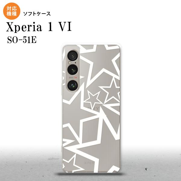 Xperia1VI Xperia1VI スマホケース 背面ケースソフトケース 星 クリア 白+:-:+:-:+:-:+:-:+:-:+:-:+:-:+:-:+:-:+:-:+:-:+:-:+:-:+:-:+:-:+:-:+:-:+:-:+:...