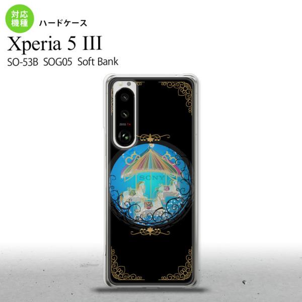SO-53B SOG05 Xperia5III 背面ケース カバー ステンドグラス風 メリーゴーラウンド ステンドグラス風+:-:+:-:+:-:+:-:+:-:+:-:+:-:+:-:+:-:+:-:+:-:+:-:+:-:+:-:+:-...