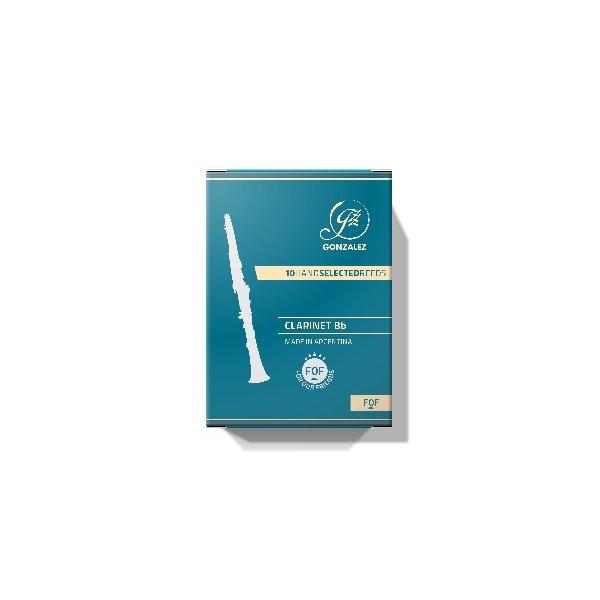 ゴンザレスリード FOF (For Our Friends) モデルは、特別にセレクトした最高級ケーンを用いて製作された B♭Cla 用リード。2000年に発売されました。せまめのヒールは RC モデルの 2.8mm にくらべて 3.18m...