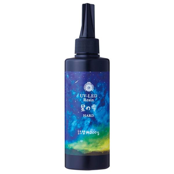 品質、容量はそのままに、価格はリーズナブルにお求めやすくなりました。br容量:200g / ボトルサイズ:直径50mm×H180mmbr成分:アクリル系光硬化樹脂br生産国:日本brUV-LEDライト(405nm)でもUVライト(365nm...