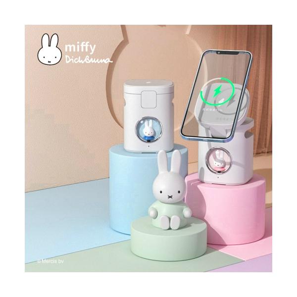 ファーストパーティ認証のライセンス商品。ミッフィーデザインの 3 in 1（ワイヤレス充電、ワイヤレススピーカー、スマホスタンド）充電スタンド。マグネット式の可動充電面は60°まで傾けることができ、360°回転可能です。可動充電面と固定充電...
