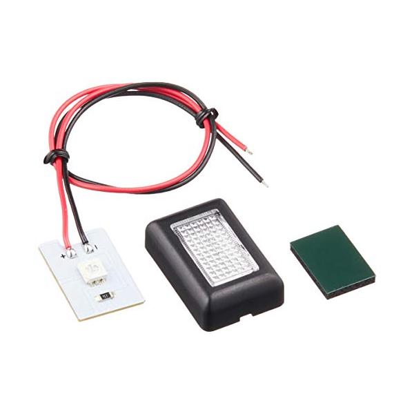 エーモン(amon)の1824 フラットLED(青)・車内照明の増設、に最適。 ・フットランプ・小物入れの照明等に。【仕様】発光色:青(1灯) ・DC12V車専用 ・消費電流:20mA ・コードサイズ:0.2sq相当-約200mm ・専用拡...