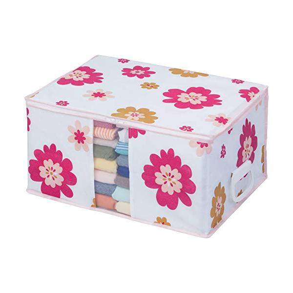 約幅48×奥行35×高さ25cm通気性に優れた不織布製:空気がこもるのを防ぎながら、大切な洋服をホコリなどの汚れからガードします。抗菌剤練り込み生地を使用:抗菌剤を練り込んだ生地で菌をガード。防臭効果もあります。大きく開くファスナー:大きく...