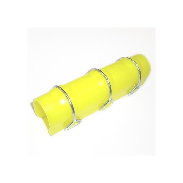 農業用ビニール、農業用ＰＯフィルムをハウスのパイプに止めるのに使います。ワンタッチパッカーよりさらに強力な握力（押え強度）を持つハイグリップパッカーです。