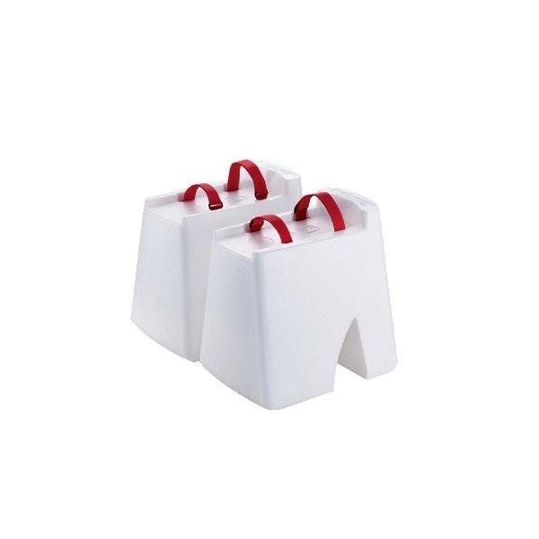 ・履いたまま移動ができるため作業効率が向上します。・少し高い場所の作業が非常に楽になります。・設置面積が広い為、安定しています。・発泡体を使用している為、非常に軽く足腰の負担が軽減します。・様々な靴サイズにも対応できます。