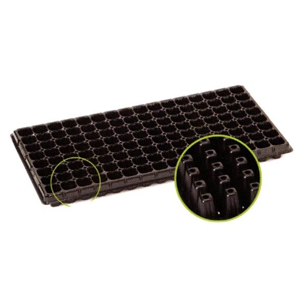 メーカー：明和手植え用のＰＥ製プラグトレーです。穴口径：２８ｍｍ　外寸：２７７Ｘ５３９Ｘ４１ｍｍ