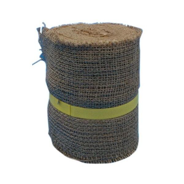 天然の植物繊維（ジュート）100%ですから1年以内には腐食し