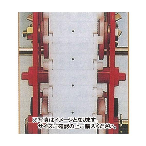 ＜作物・種数・播種間隔・穴径＞ほうれん草　丸種Mサイズ用　2〜3粒　スジマキ　(6mm/1穴）ねぎ　7〜9粒　スジマキ　(6mm/1穴）適応機種HS-801タイプ用（HS-801/HS-802）■注意ベルトはそれぞれ作物に合わせた選択が必要...
