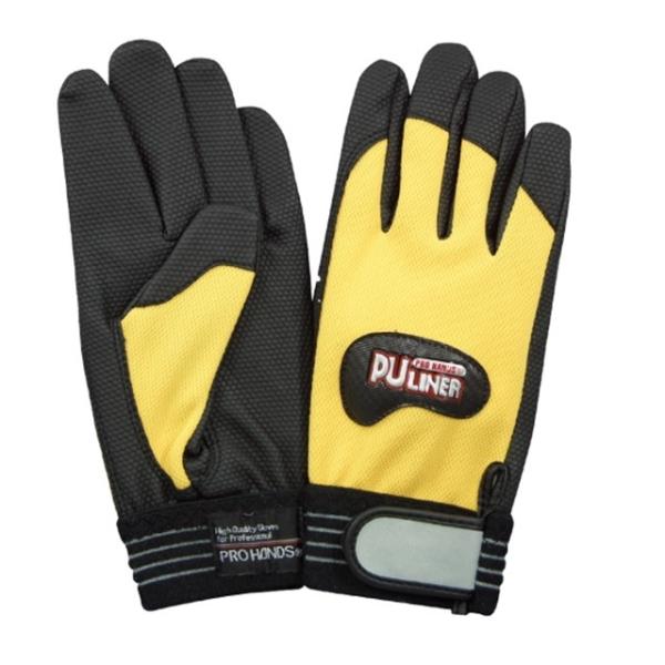 滑り止めエンボス加工を施した手の平はグリップがきき吸い付くように手にフィット。日本製の素材を厳選使用し、しっかりしながらも素手のような感覚で作業性が抜群です。新縫製で親指付け根部の手が痛くならないのも特徴の一つ。耐久性もばっちりの商品。伸び...