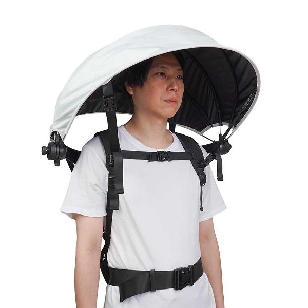 炎天下作業の暑さ対策に。夏の強い日差しを遮り、UVを99.9%カット。しかも背負うので、両手が自由になるハンズフリーの日傘です。サイズ幅650×奥行610×高さ860（mm）折りたたみ時：幅650×奥行205×高さ550（mm）重量約980...