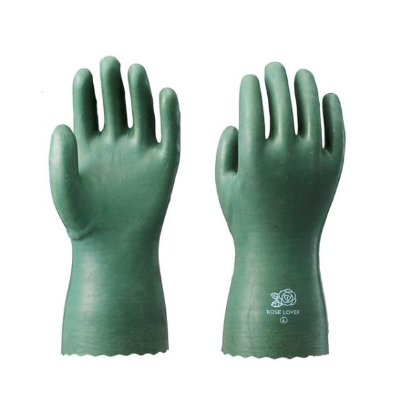 （特長）●安全、快適にサポートする防水手袋。●丈夫で厚みのある天然ゴムを全面コーティングしており、バラ栽培向けに最適な作業手袋です！（※耐突刺し性には個人差がございます）（商品仕様）●品質表示：表／天然ゴム                 ...