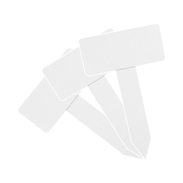 植物の名前を書き、プランター等に挿しておくだけのお手軽ラベルです。様々なサイズをご用意しているので、用途に合わせて使用できます。●3枚入●サイズ小：約120mm×55mm×190mm●硬質塩化ビニールメーカー：藤原産業株式会社