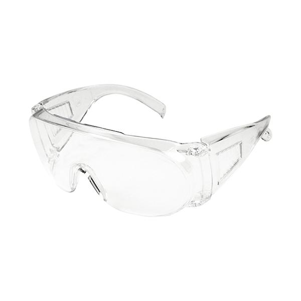 園芸作業用のゴーグルです。使いやすいメガネタイプです。疲れにくい軽量設計です。眼鏡の上からかけられます。衝撃に強いポリカーボネート樹脂製です。メガネタイプ。クリア。　　材質：ポリカーボネート樹脂　　メーカー：藤原産業株式会社