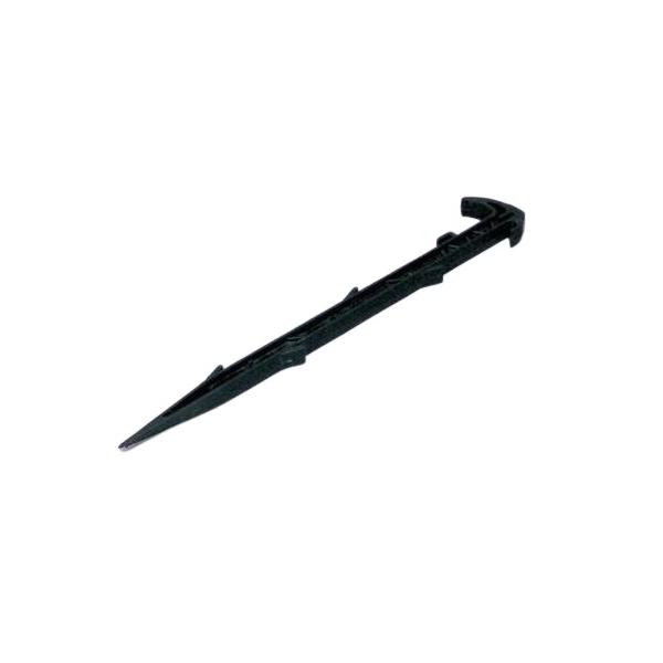 34cm　200本セットトンネル被覆材のバンド止め部品としてご使用が便利です。・畝の両側の土中に本品を1〜2m間隔で差し込み、バンド（又は紐）を引っ掛けながらビニール、ポリフィルムを固定します。