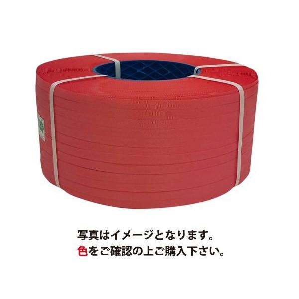 画像はイメージです。詳細な色は写真と異なる場合がございます。ご了承ください。安定した品質で自動梱包機適正に優れています。強さ・軽さ・柔らかさを兼ね備えたバンドです。長さ2500ｍ×幅15．5ｍｍ機械用