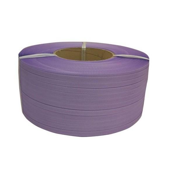 画像はイメージです。詳細な色は写真と異なる場合がございます。ご了承ください。安定した品質で自動梱包機適正に優れています。強さ・軽さ・柔らかさを兼ね備えたバンドです。長さ2500ｍ×幅15．5ｍｍ機械用