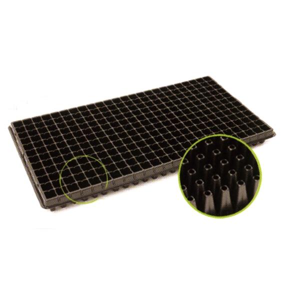 メーカー：明和手植え用のＰＥ製プラグトレーです。穴口径：１９ｍｍ　外寸：２７７Ｘ５３９Ｘ４３ｍｍ